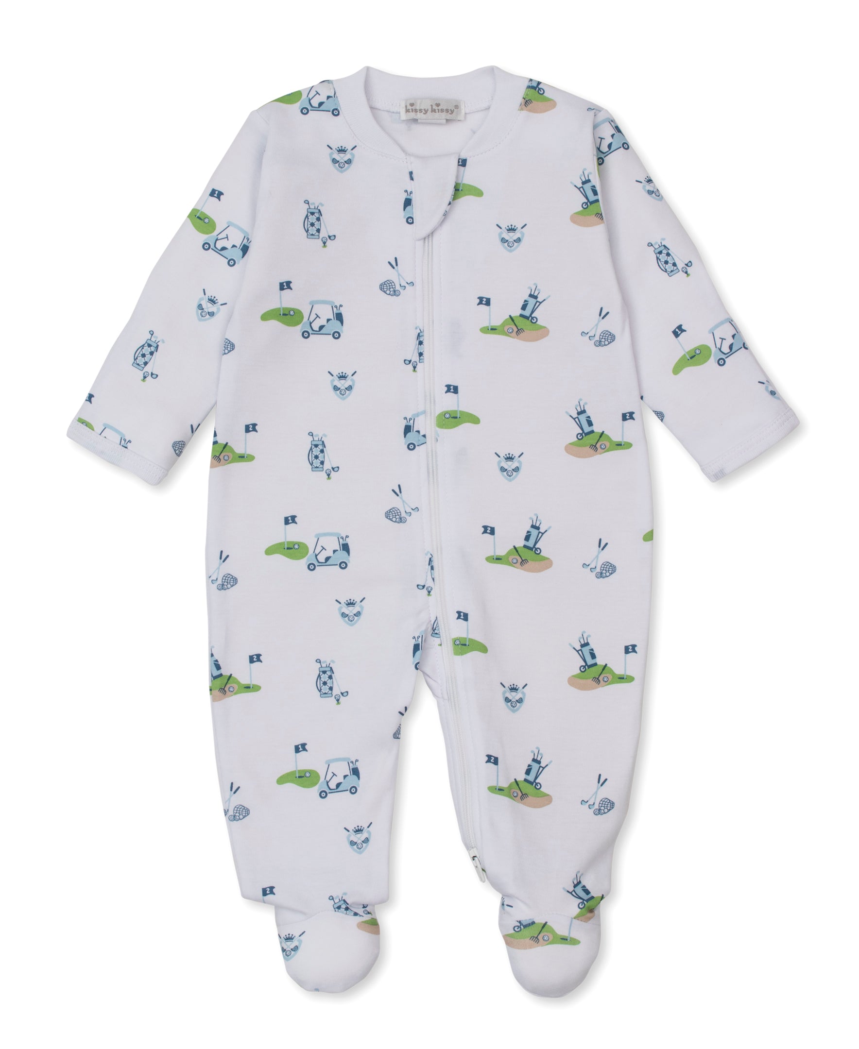 Golf Championship Blue Zip Footie